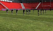Handling relay grid - continuous passing drill Rugby | RugbyCoaching.tv